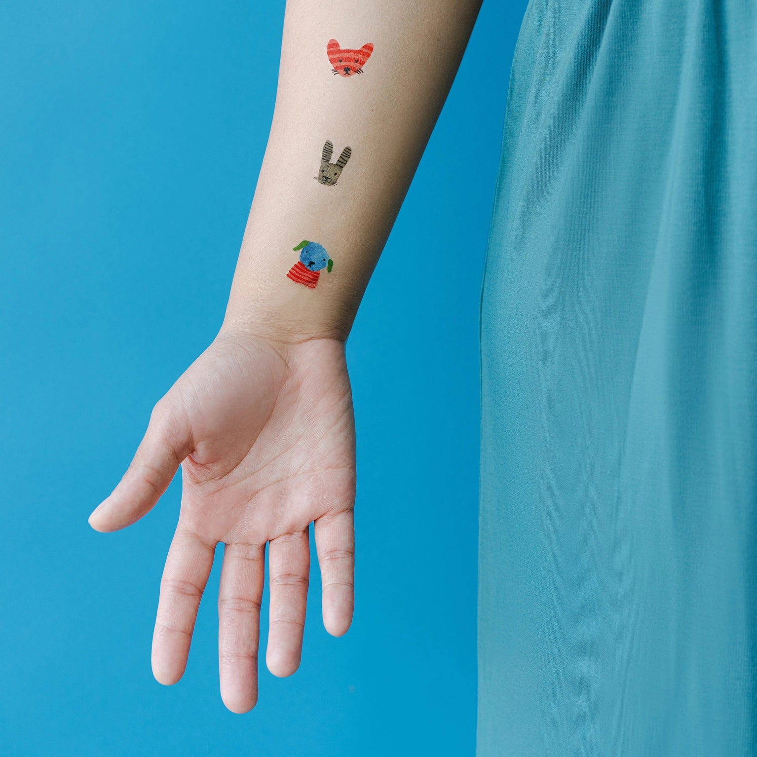 Fuzzy Faces Tattoo Sheets – EcoBambino